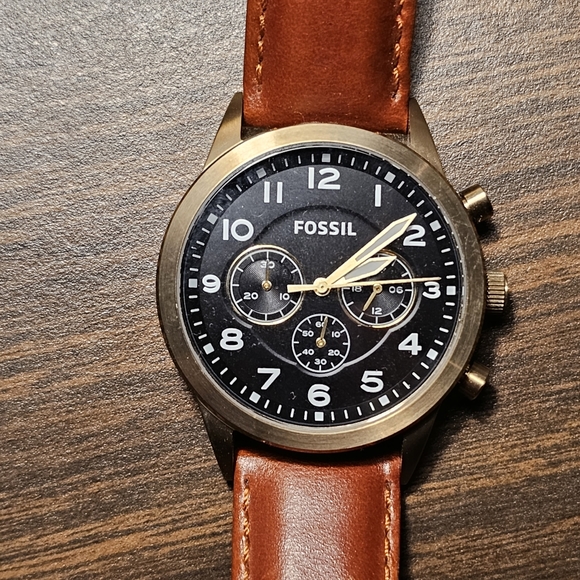 Nixon | Accessories | Mens Nixon Leather Gold Field Watch | Poshmark